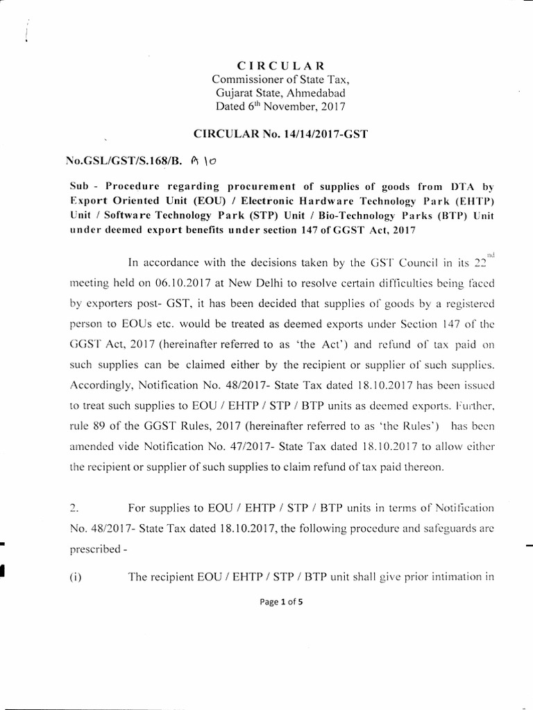 GST Notification | PDF