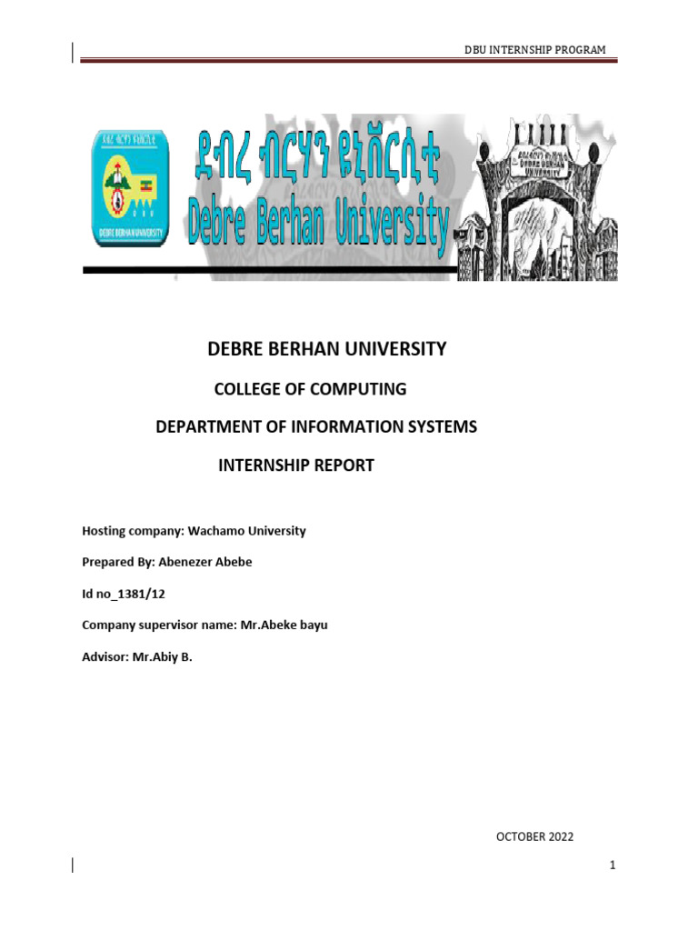 Internship Report WCU | PDF | Computer Network | Network Switch