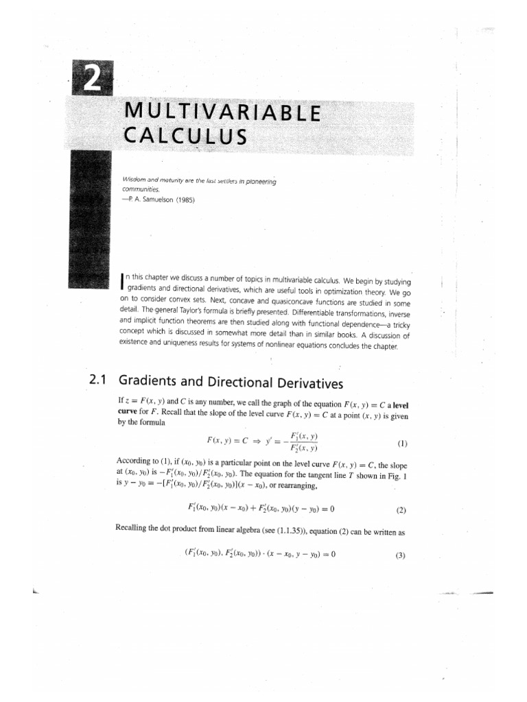 Print - Multivariate Optimization | PDF