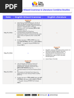 Foundation Course Routine - (P2A) | PDF | Part Of Speech | Sentence ...