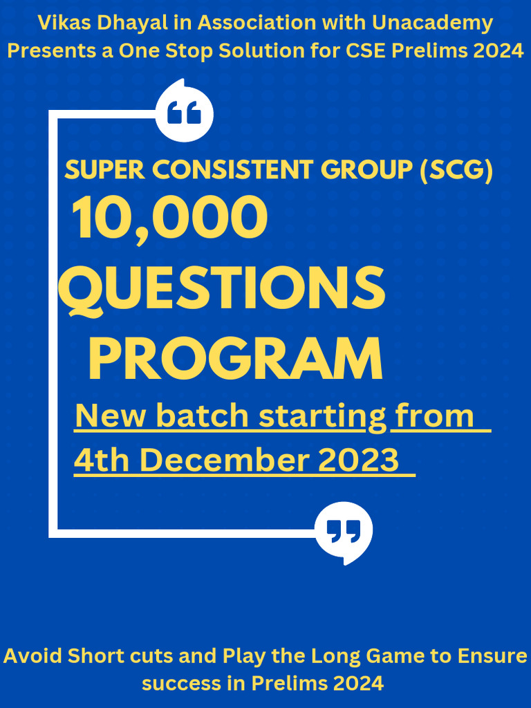 10,000 Questions Program Brochure | PDF | Mughal Empire