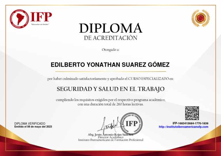 Edilberto Yonathan Suarez Gomez 1. Seguridad y Salud en El Trabajo SST ...