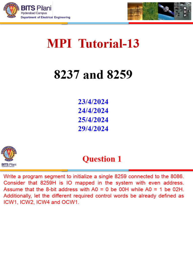 Tutorial 13 | PDF | Bit | Integrated Circuit