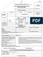 TDP Application Form | PDF