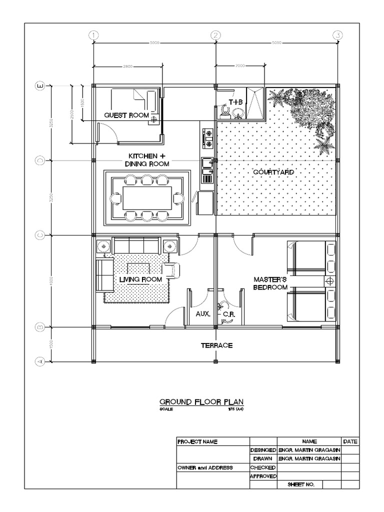 Zaye House Shangrila Floorplan Rev 1.0 | PDF
