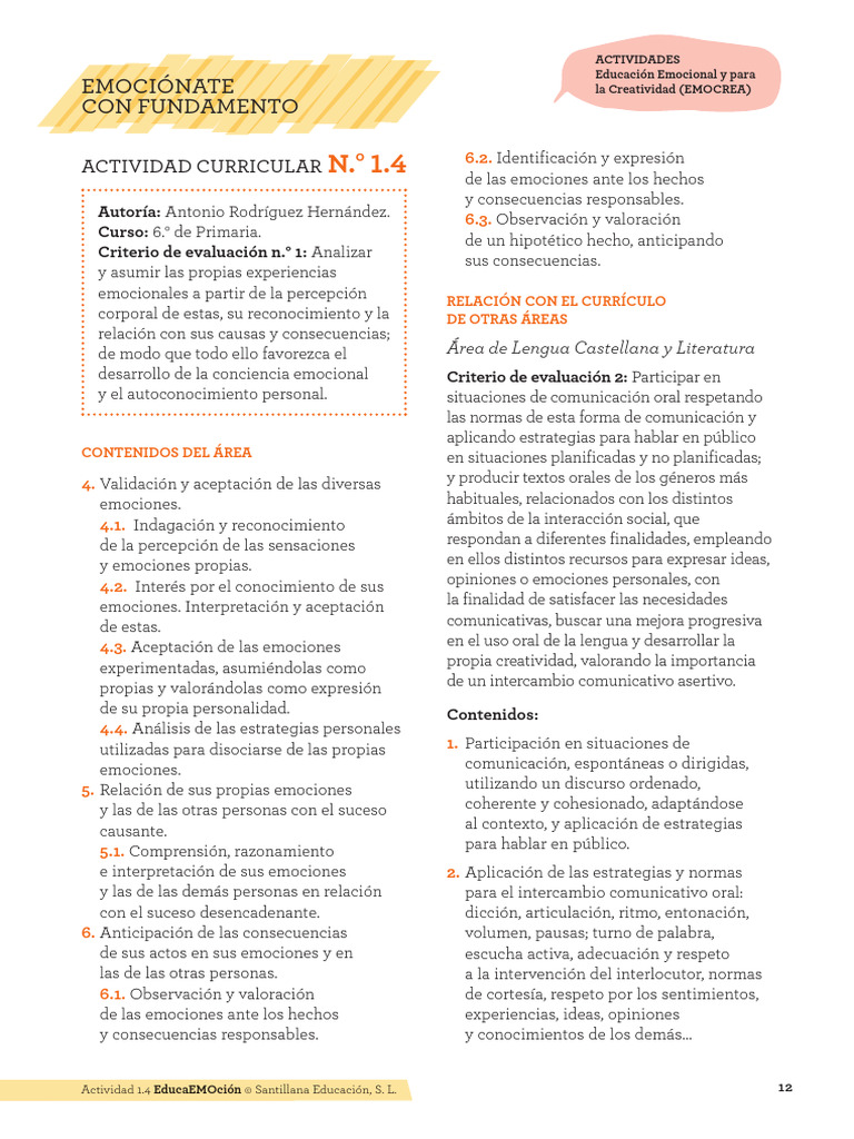 Tomar Conciencia | PDF | Las emociones | Evaluación