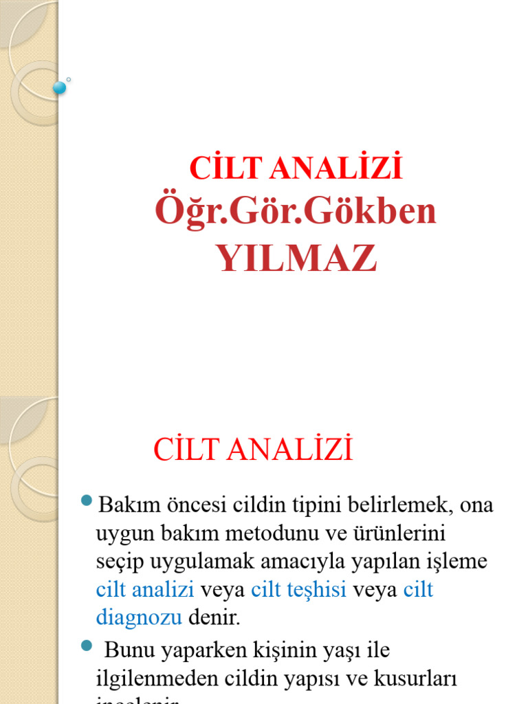 9- CILT ANALIZI | PDF