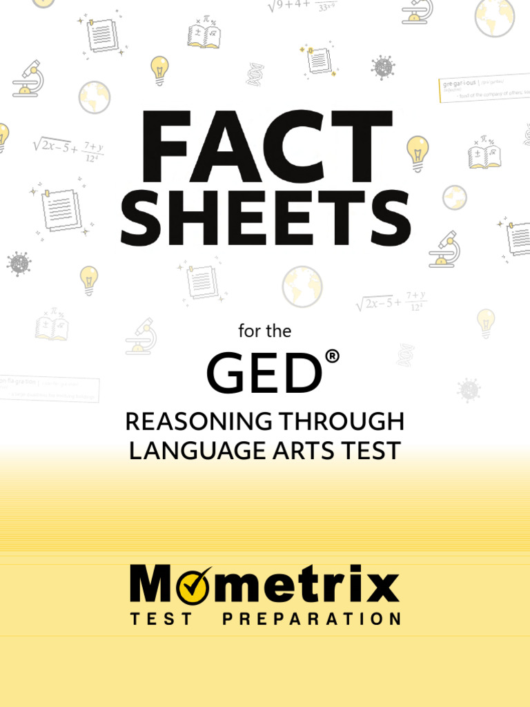 GED Reasoning Through Language Arts Fact Sheets | PDF | Pronoun ...