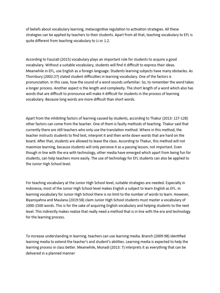 Hal 3 | PDF | Vocabulary | English As A Second Or Foreign Language