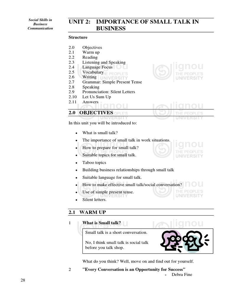 Unit 2 | PDF | Conversation | Body Language