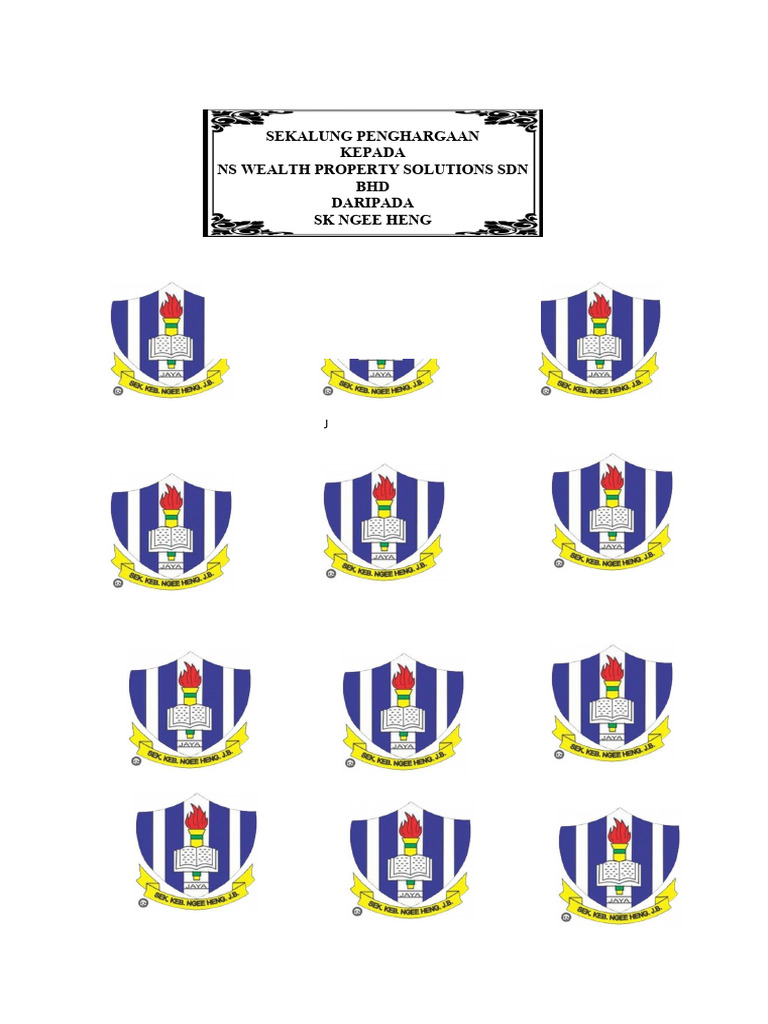 Plak SK Ngee Heng | PDF