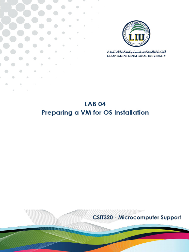 Week 4 - LAB 03 - Installing An OS Using Virtual Machine | PDF ... Week 4 - LAB 03 - Installing An OS Using Virtual Machine | PDF ...
