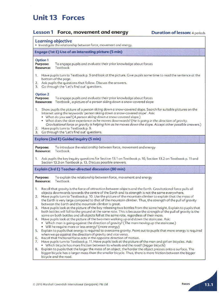 Unit 13 | PDF | Friction | Force