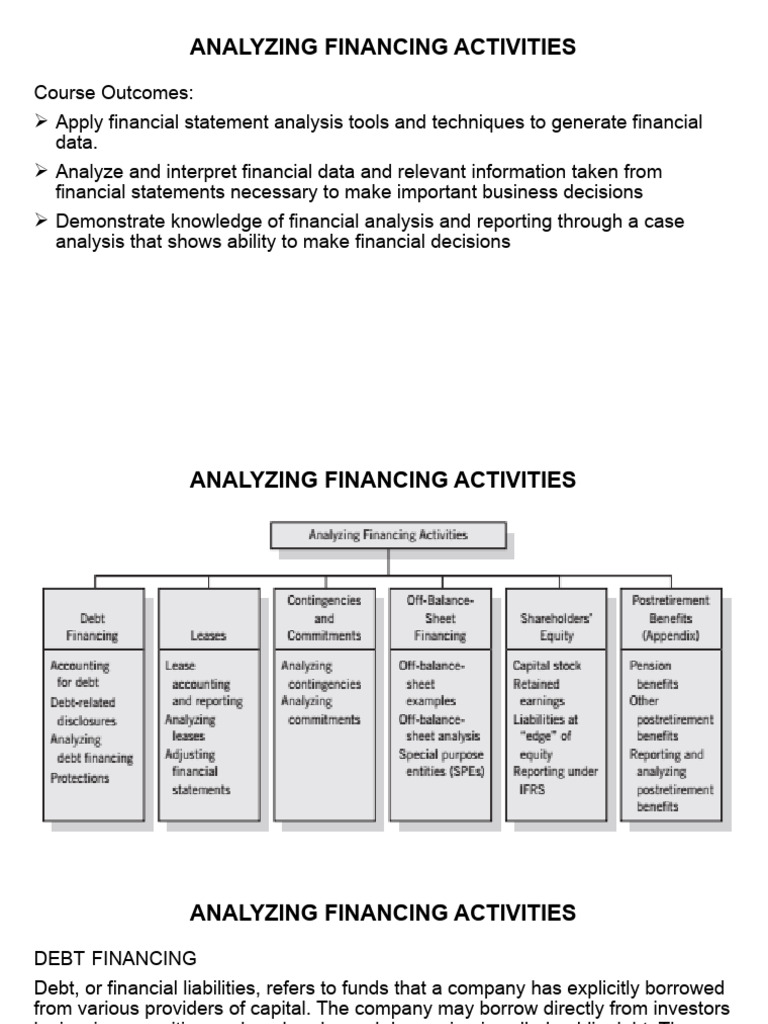 Iv. Analyzing Financing Activities | PDF | Equity (Finance) | Stocks