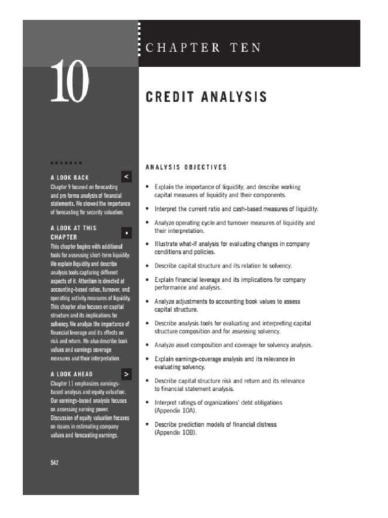 Vii. Credit Analysis | PDF