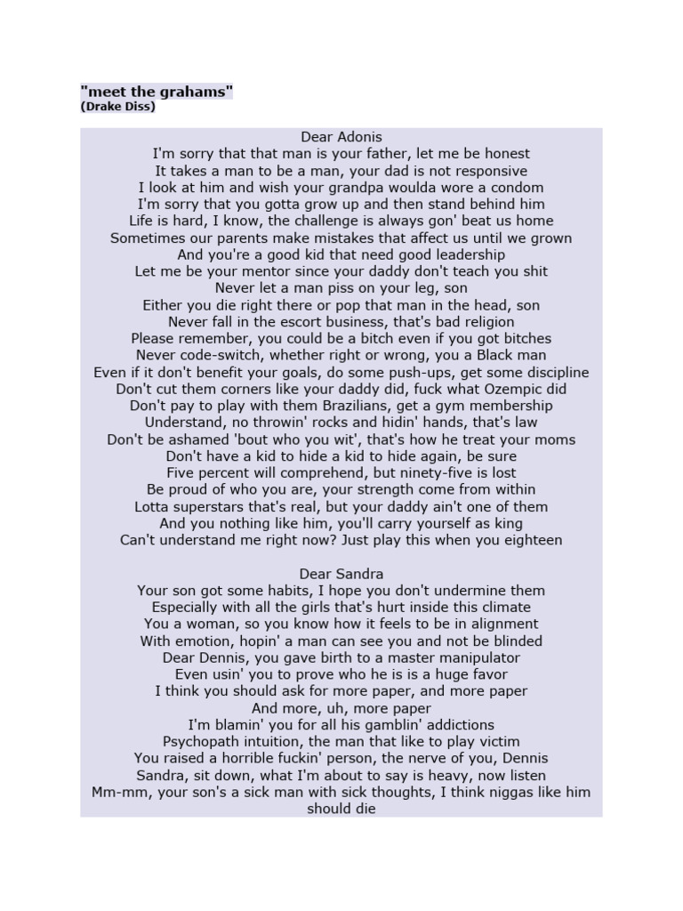 Meet The Grahams | PDF