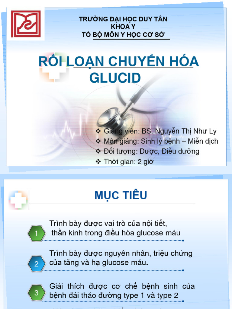 RỐI LOẠN CHUYỂN HÓA GLUCID | PDF