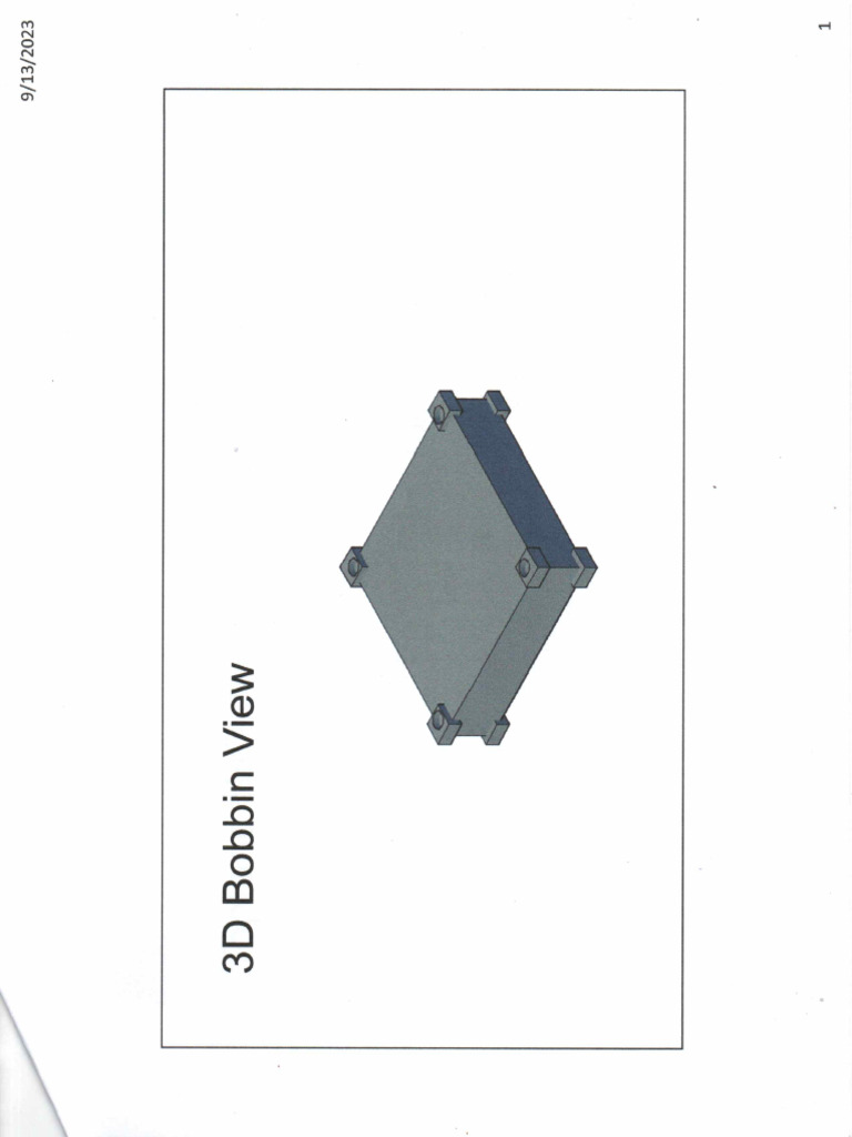 Bobbin 3D Printing | PDF