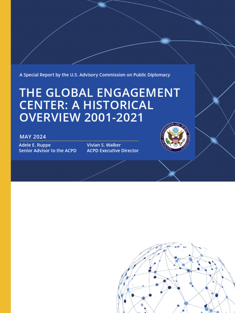 Global Engagement Center History 2001-2021 | PDF | Public Diplomacy ...