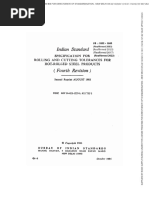 Is 3739 1987 | PDF | Engineering Tolerance | Rolling (Metalworking)
