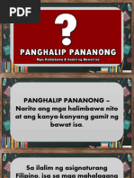 DLP - Filipino 4 - q4 - Week 2 - Panghalip Pamanggit | PDF