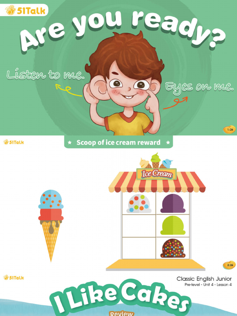 Lesson 4 I Like Cakes | PDF