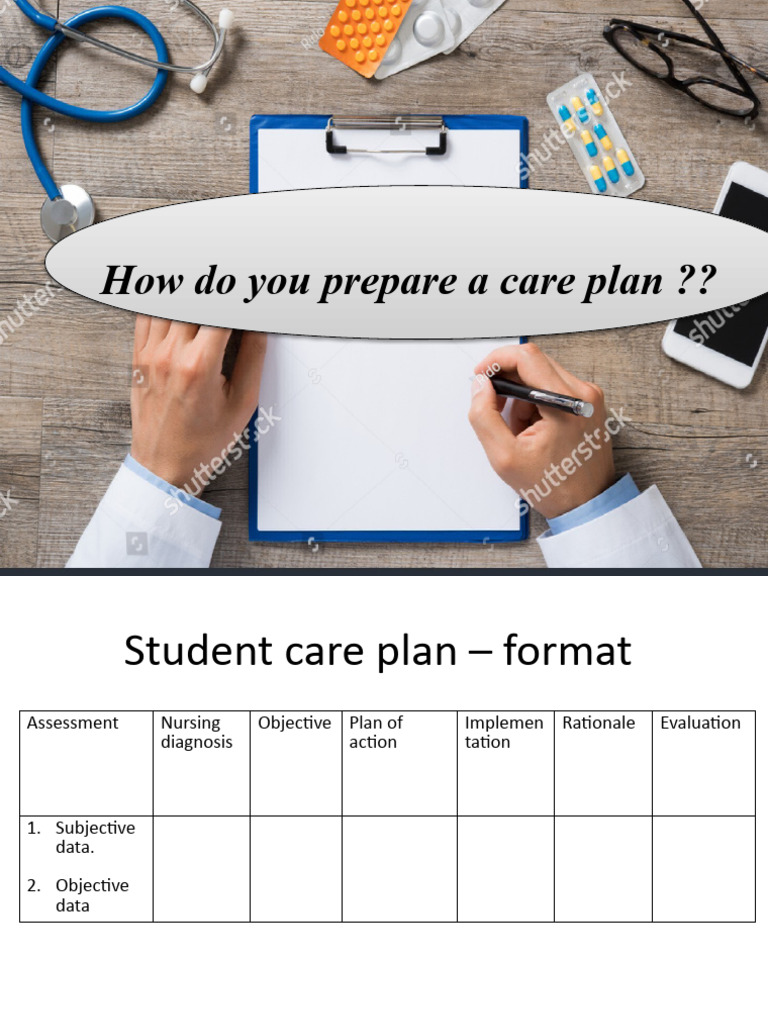 Preparation of Care Plan | PDF | Diseases And Disorders | Clinical Medicine