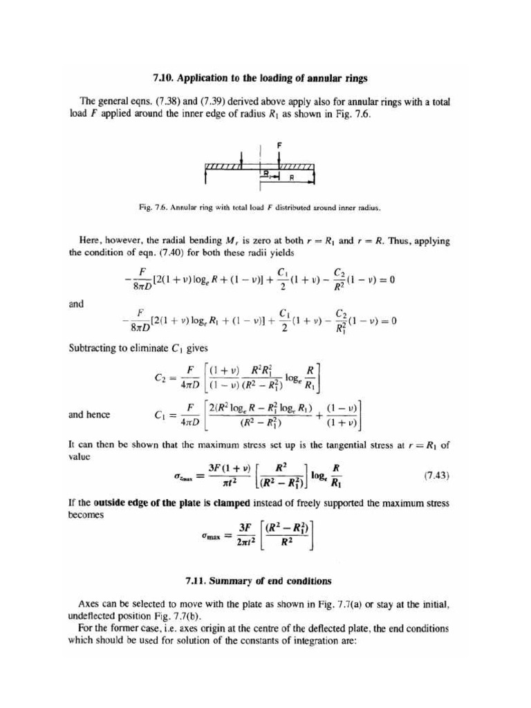 Circular Plates (Part 3) F | PDF
