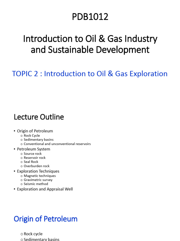 Chap 2 - Introduction To Oil Gas Exploration | PDF | Rock (Geology ...