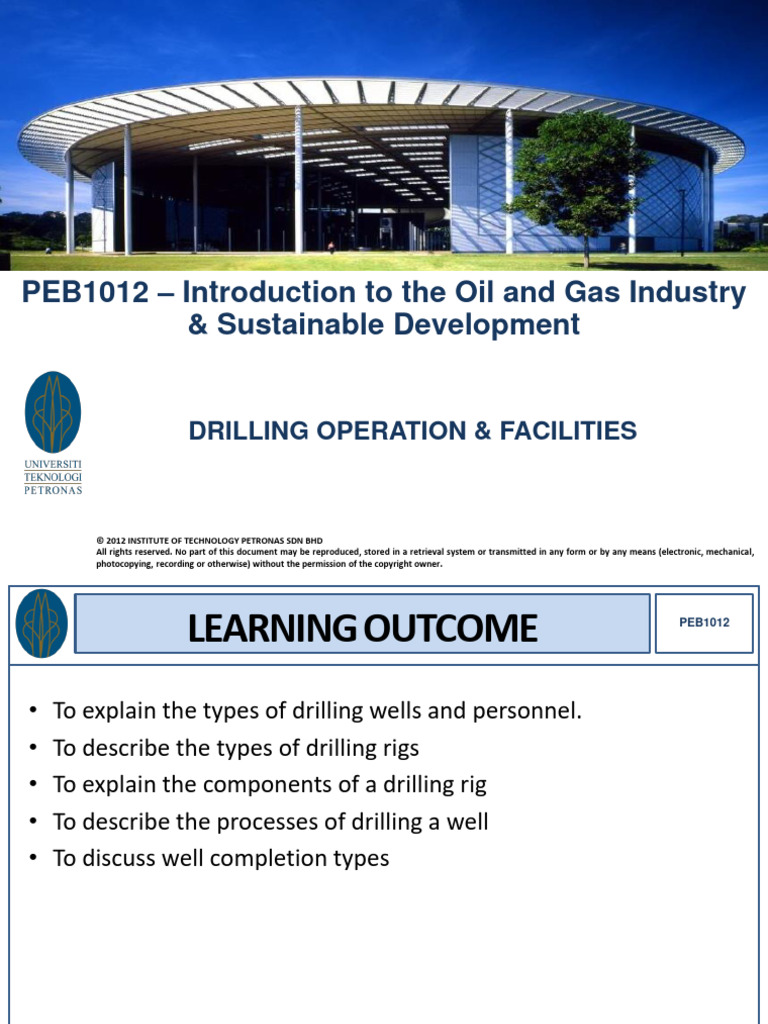 Chap 4 - Drilling Operation Facilities | PDF | Drilling Rig | Casing ...