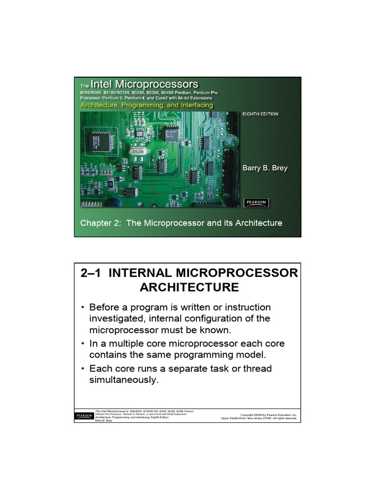 2-1 Internal Microprocessor Architecture | PDF | 64 Bit Computing ...