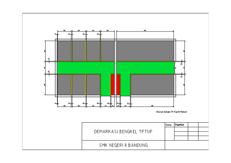 Layout Bengkel Baru-Model | PDF
