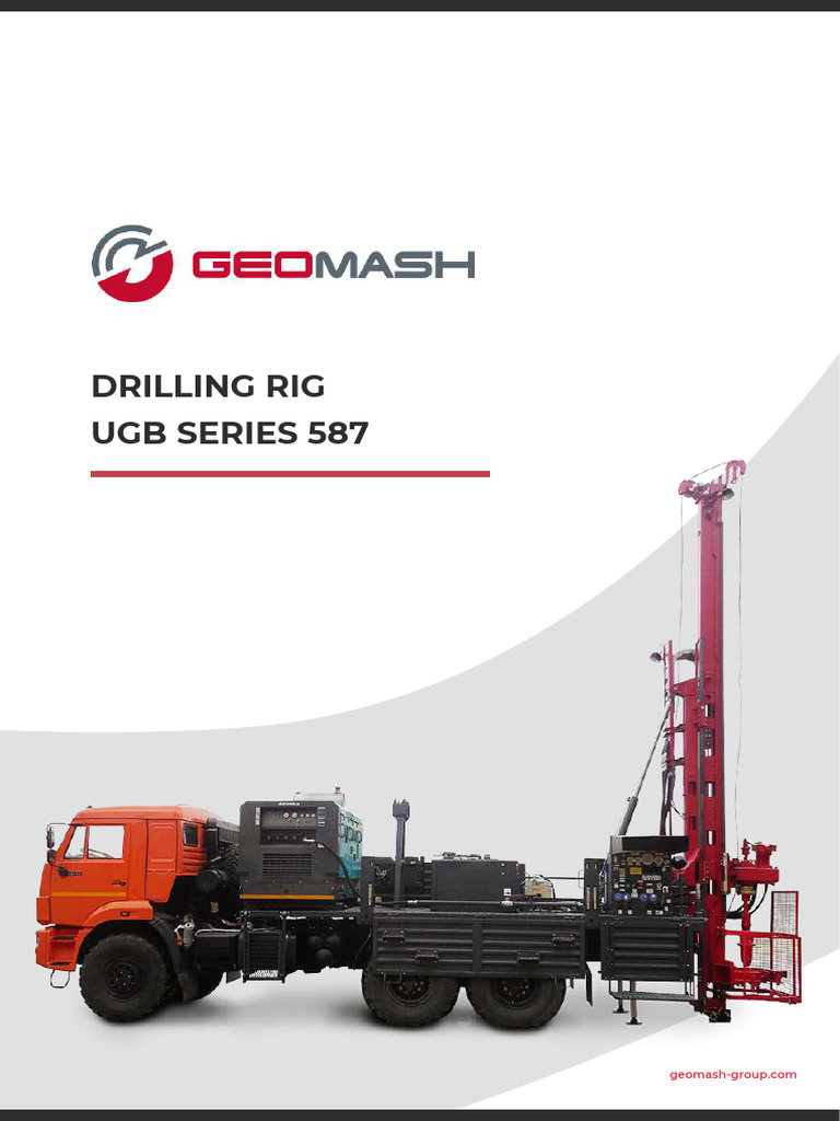 UGB 587 Leaflet | PDF | Drilling Rig | Drill