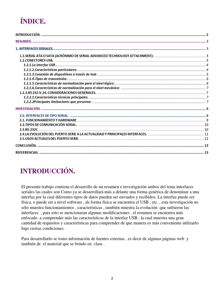 Interfases Seriales | PDF | USB | Tecnología digital