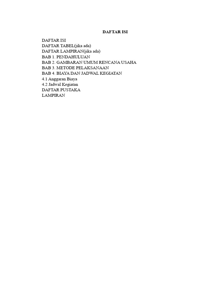 Template Proposal PKM 2025 | PDF