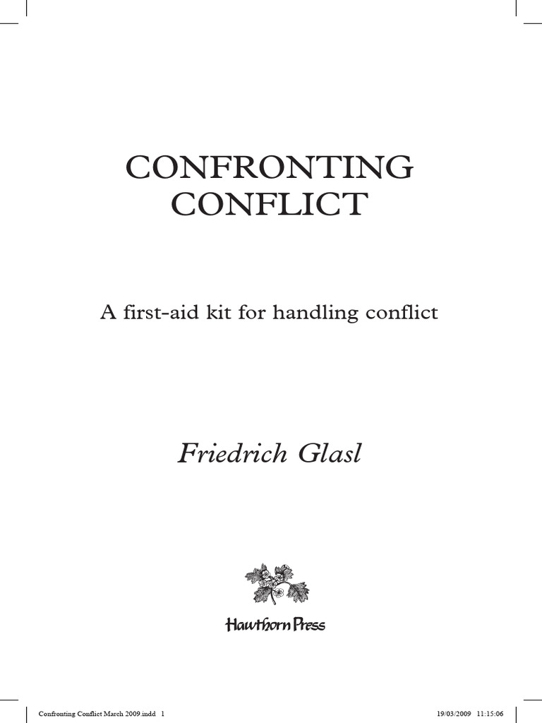 Confronting-Conflict_1.Help-Conflict | PDF | Fear | Emotions