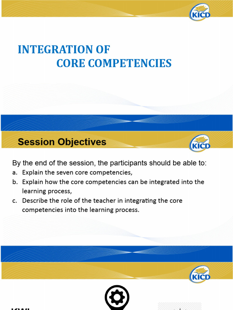 03b Mainstreaming Core Competences 2022 | PDF | Learning | Thought