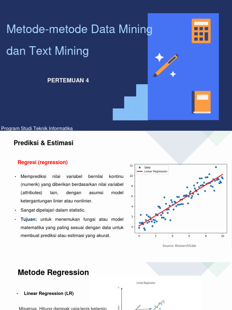 PPT-Data Mining-Pertemuan 4 (1-41) | PDF | Bisnis | Komputer