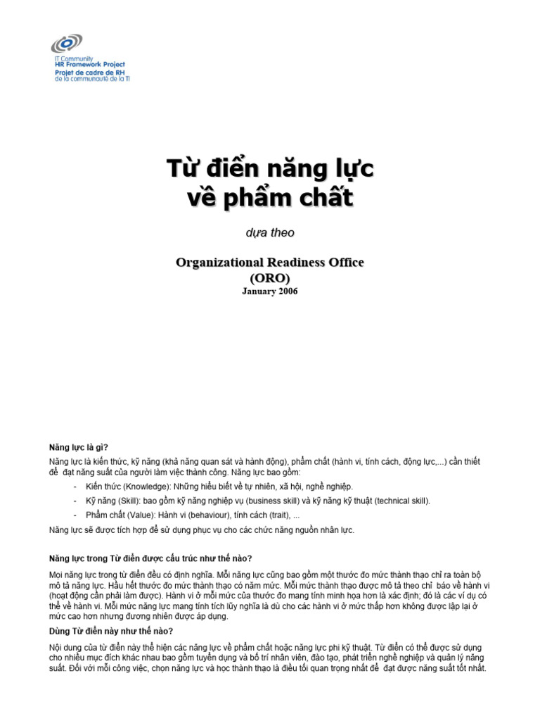 LV-value Competencies 2008 (V) - 1 | PDF