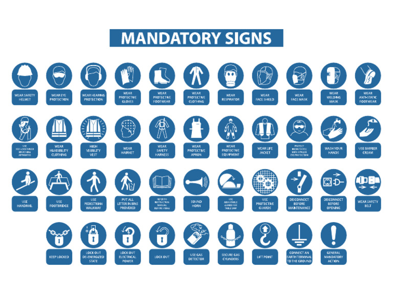 Mandatory Signs | PDF