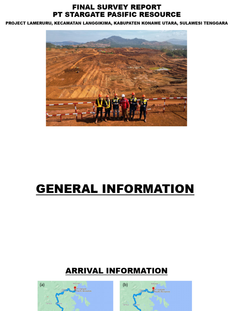 Final Survey Report - PT Stargate Pasific Resources | PDF