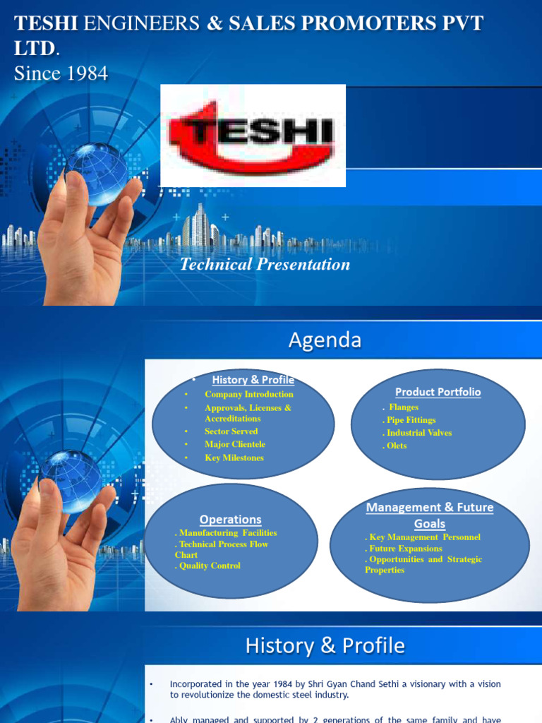 TESHI CREDENTIAL Presentation | PDF | Steel | Building Materials
