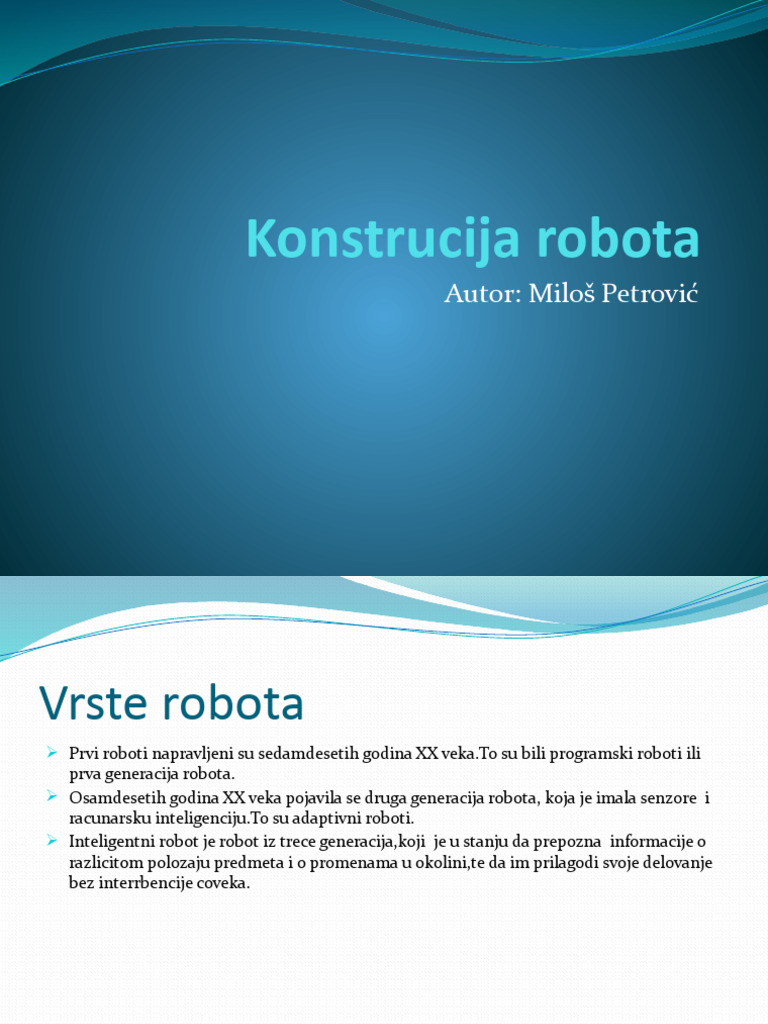 Konstrucija Robota | PDF