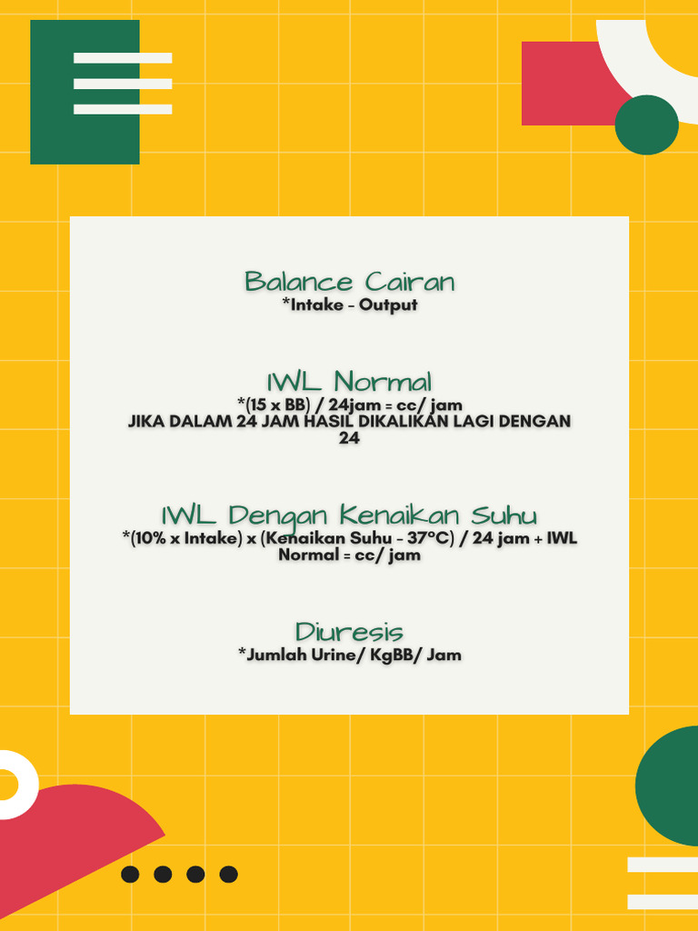 Rumus BALANCE CAIRAN | PDF