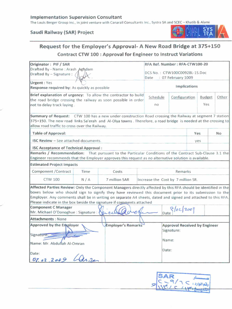 RFA-CTW100-020 (Approved) | PDF