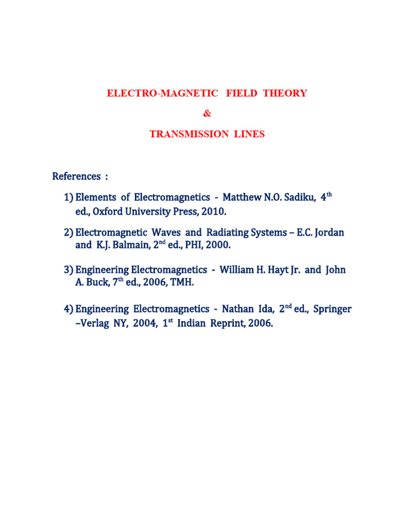 EMWTL EStatics Distrib Sept20 | PDF | Electric Field | Coordinate System