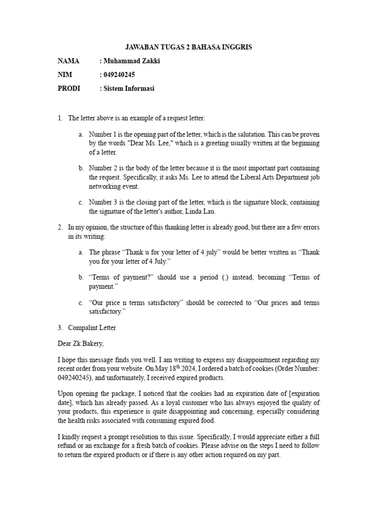 Tugas 2 Bahasa Inggris | PDF