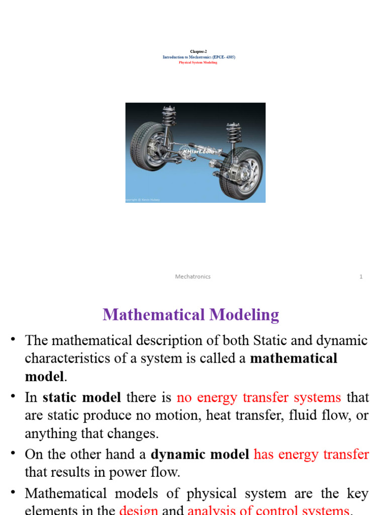 CH 2 Mechatronics | PDF | Torque | System