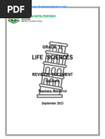 LFSC G12 Topic Test Memo (Evolution) | PDF