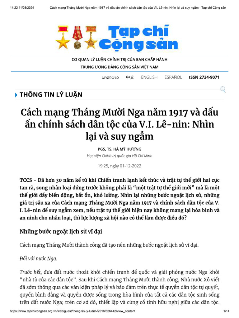 cách mạng T10 Nga | PDF